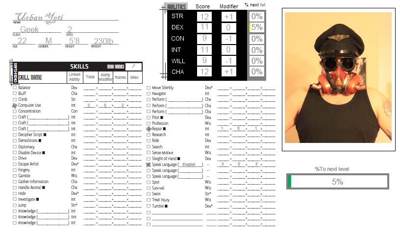 The Adventures of a Urban Yeti: RPG IRL: The Beginning