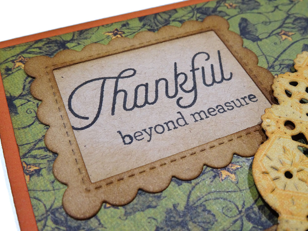 It's November. Time for Fall cards!