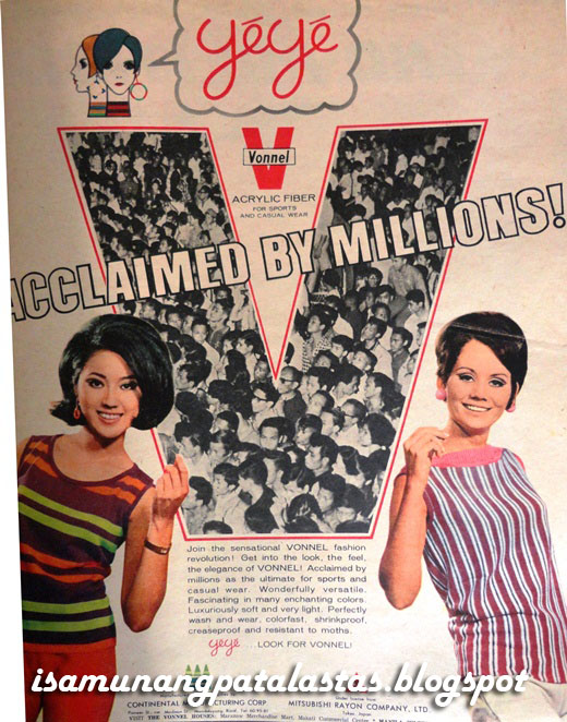 ISA MUNANG PATALASTAS: 12. DID YOU "YE-YE VONNEL"?