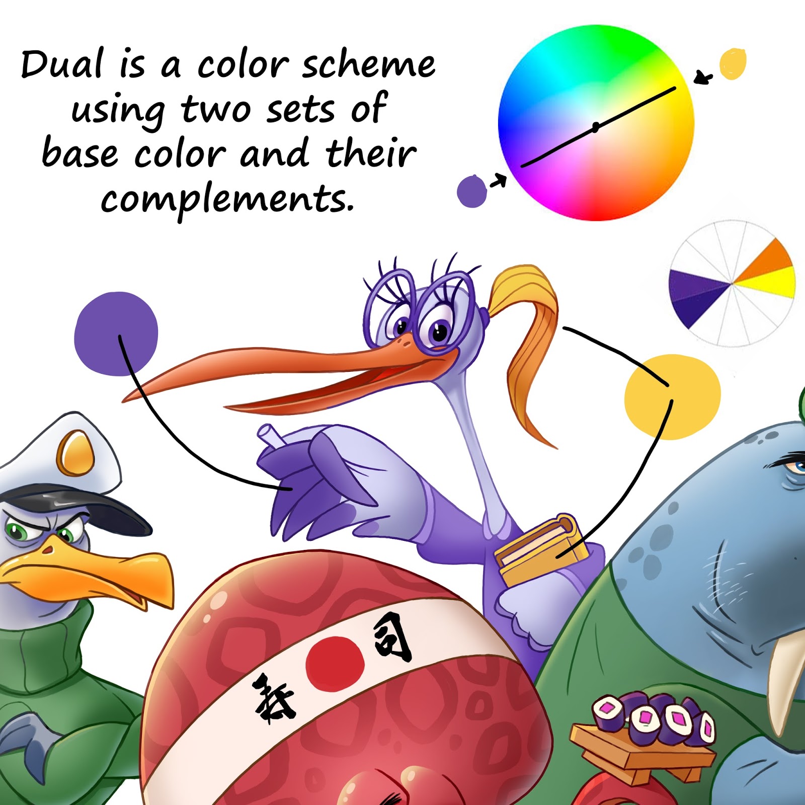 Learning drawing principles: color