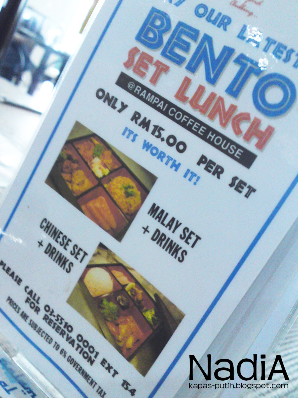 Bento at Restaurant Kelab Shah Alam Selangor | Oh my by Miss N (Main blog)