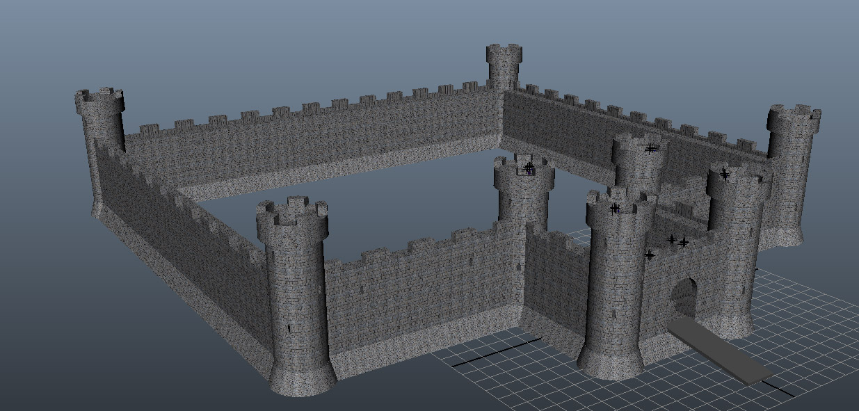 Ashley's Art: Maya Final: Previsualization of Treasure of the Castle