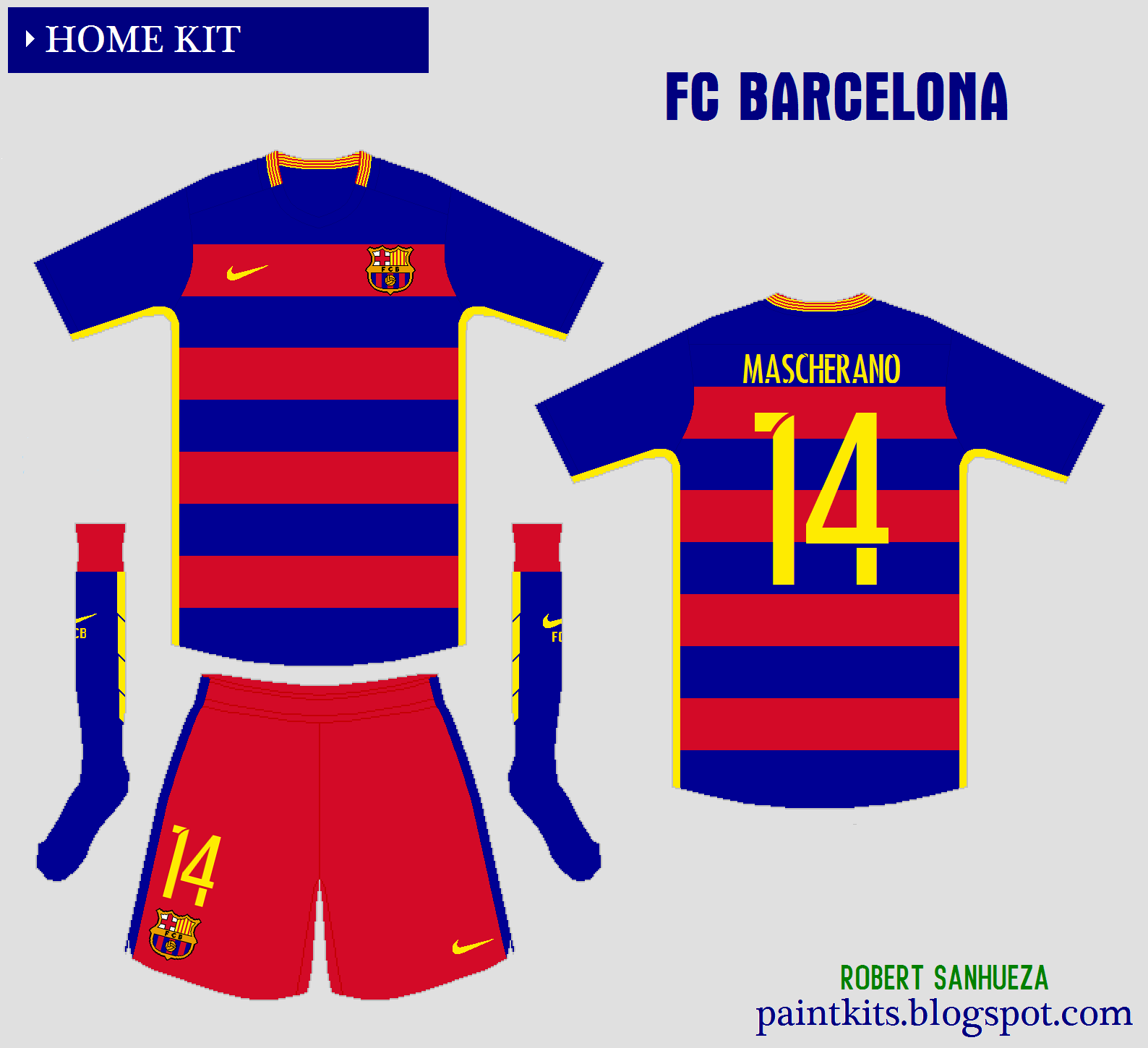 Paint Kits: FC Barcelona 2015/2016