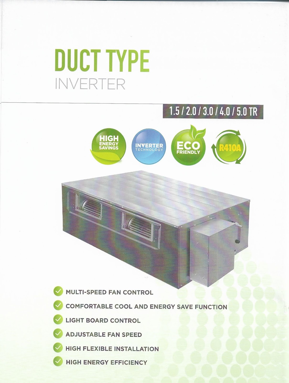 MaximaxSystems.com: GREE CEILING CONCEALED DUCT TYPE AIR CONS - INVERTER