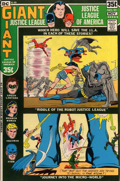 Dave's Comic Heroes Blog: Giant Justice League of America The Seventh