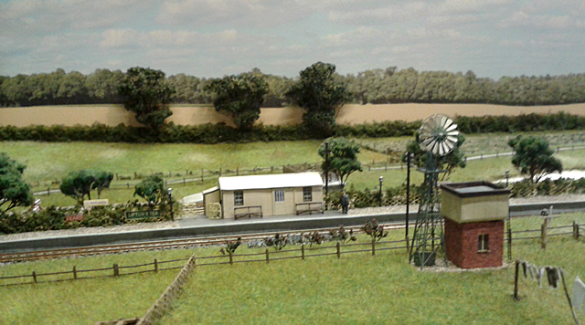 Basingstoke & Alton Light Model Railway N Gauge: Back Scene