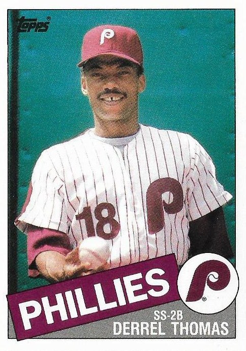 1985 Topps: #121T - Derrel Thomas