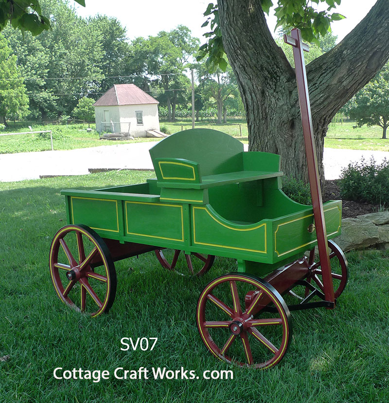Amish Wagon Decorative Garden Decor
