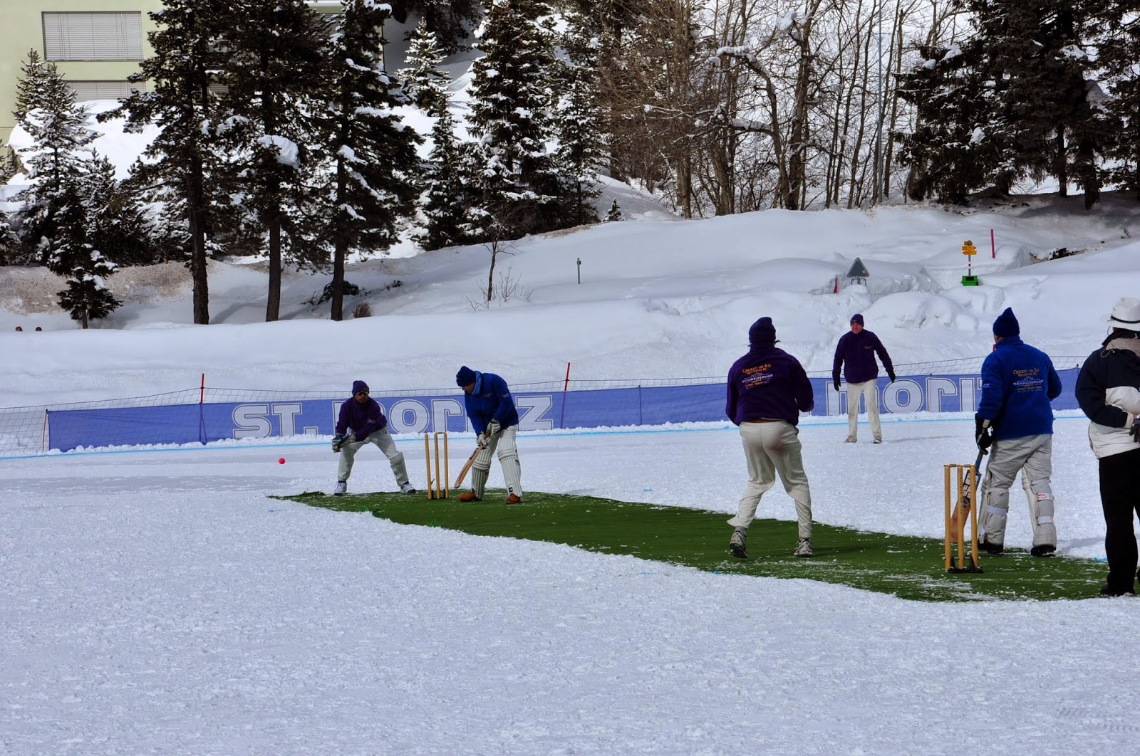 Sports Imitates Life: CRICKET ON ICE - SWITZERLAND'S UNIQUE ...