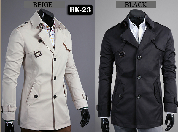 Blazer Panjang Coat Pria Korea