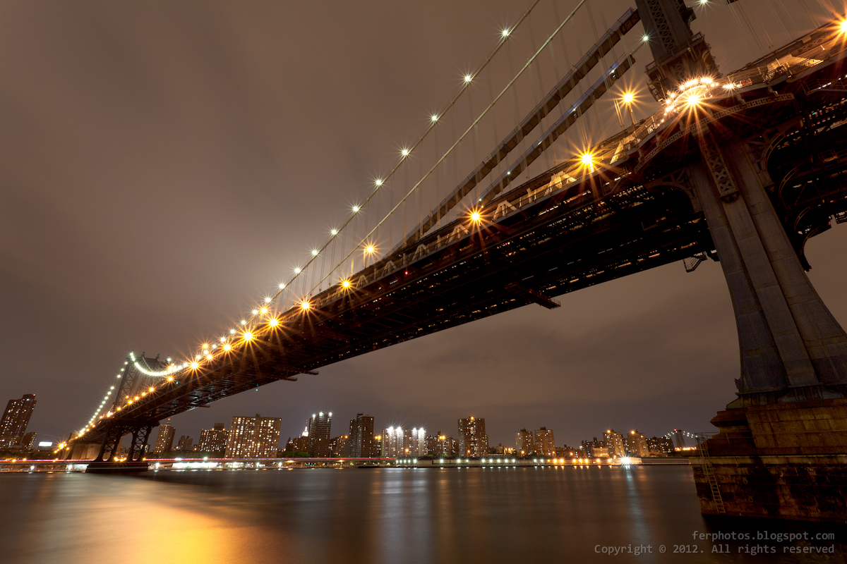 Beautiful; Manhattan Bridge at Night | "Most People Are Other People"