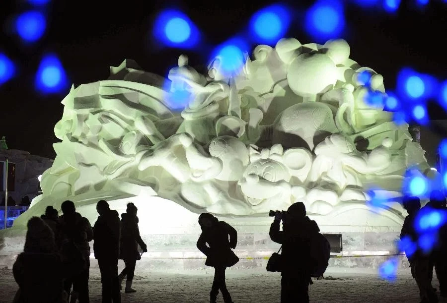 Sculture di ghiaccio e Neve ad Harbin | Tutt'Art@ | Pittura * Scultura ...