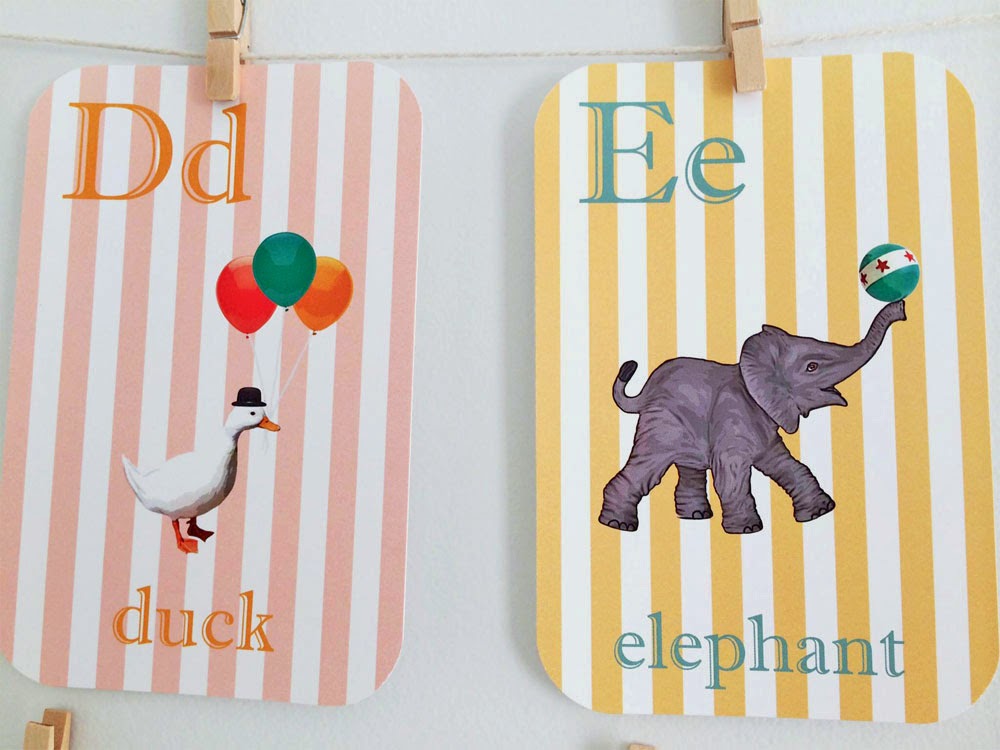 I Made ABC Circus Alphabet Cards! (Updated 2/2016)