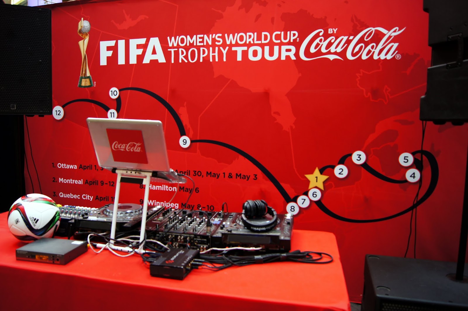 Mashed Thoughts: FIFA Women's World Cup Trophy Tour by Coca Cola