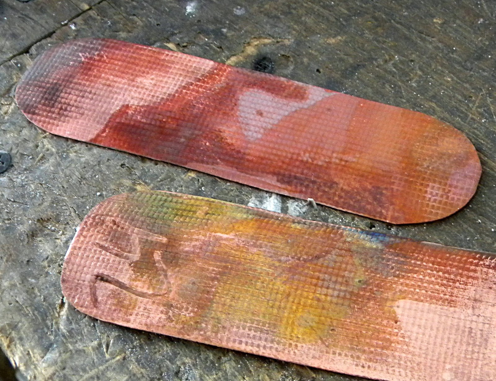 Cake and Jewelry: Copper grids