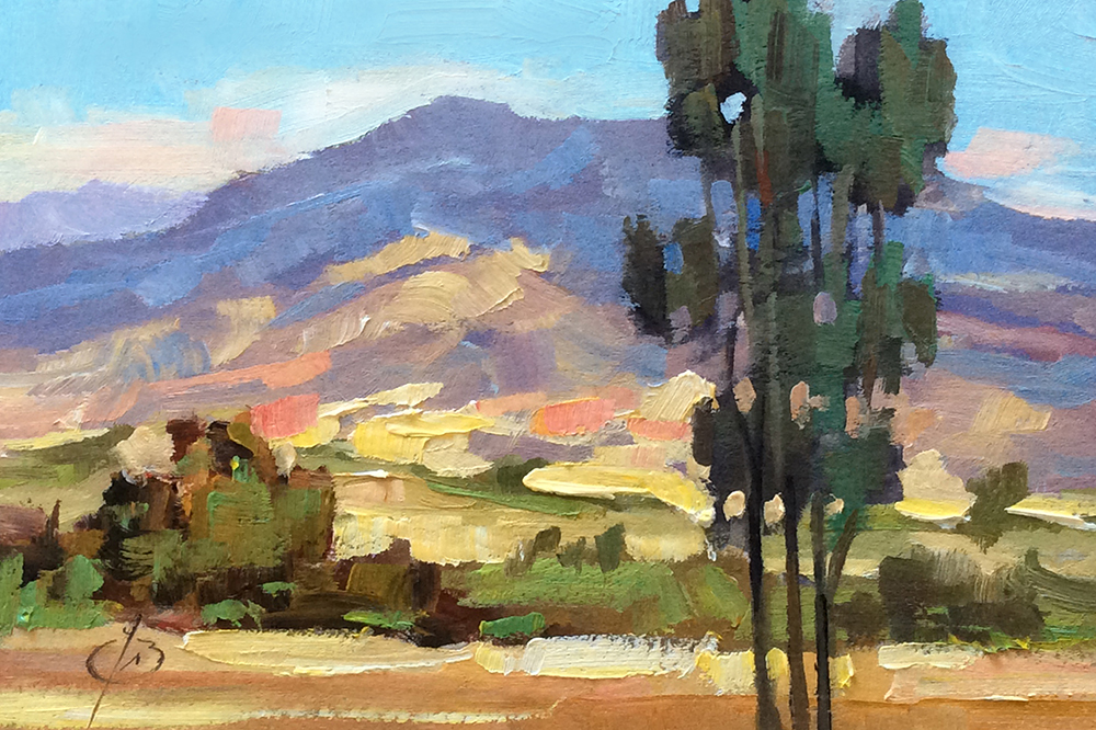 TOM BROWN FINE ART: RETRO STYLE CALIFORNIA IMPRESSIONIST OIL PAINTING ...