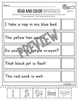 Emily Jane Creates: JANUARY NO PREP KINDERGARTEN PACKET-OVER 100 PAGES!