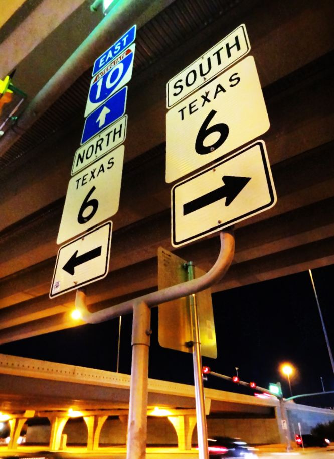 H-Town-West Photo Blog: Variations of Highway 6 Signage and Texas State ...