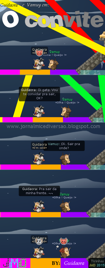 Jornal Mice & Diversão: Nova tirinha do Transformice - O convite