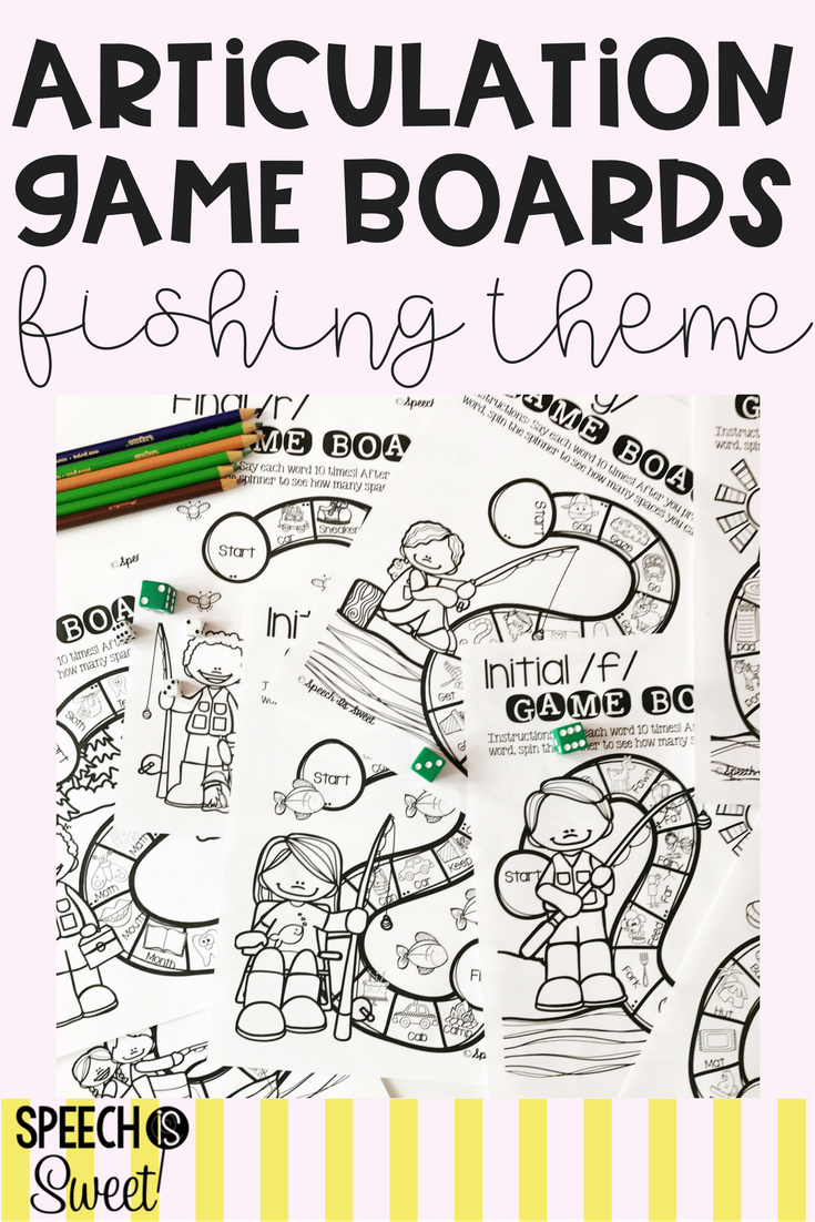 Fish Theme in Speech Therapy - Speech is Sweet