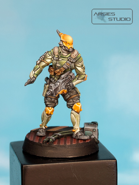 Javier González "Arsies", Miniature Painter: Druze Shock Team: Hacker ...