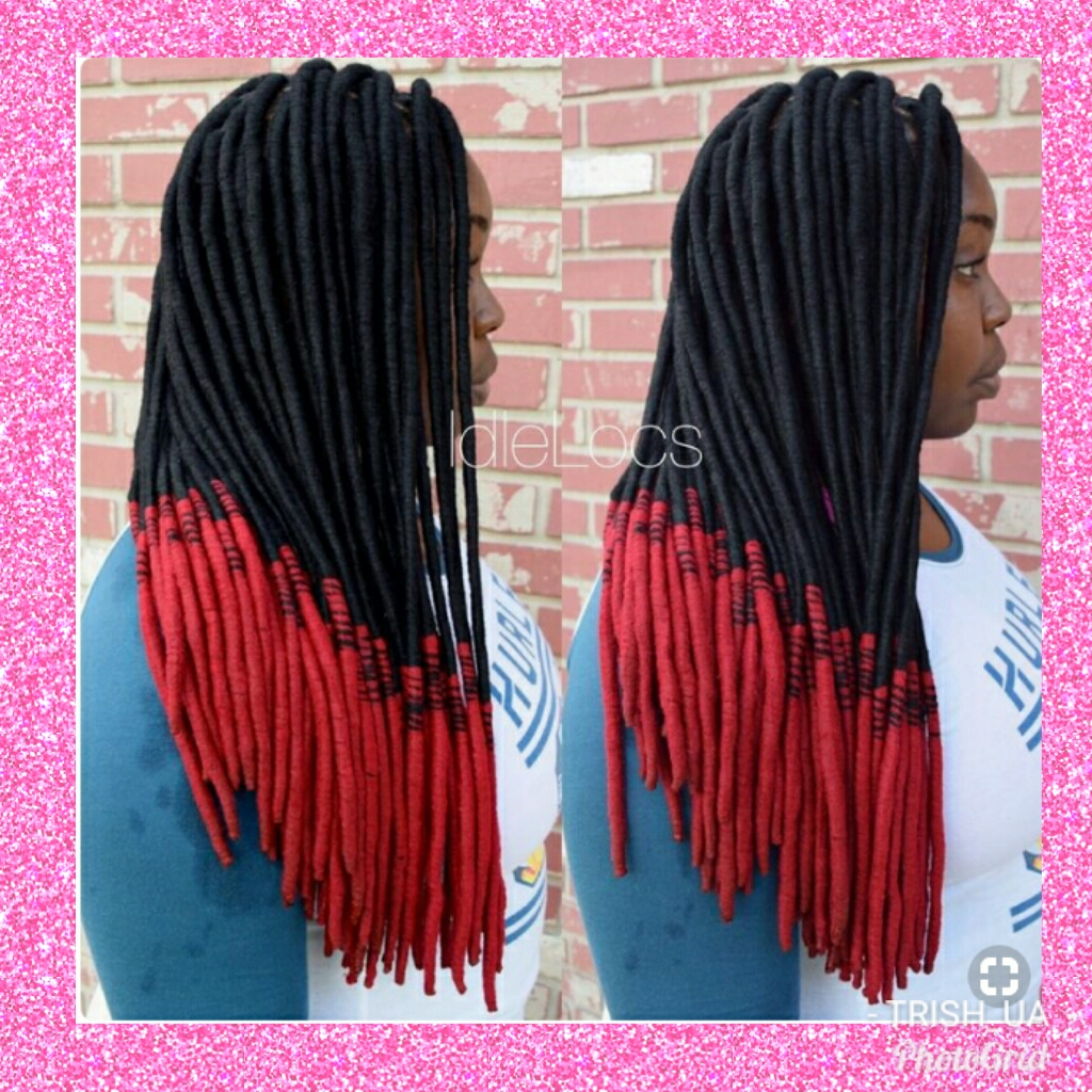 COLOURFUL FAUX LOCS