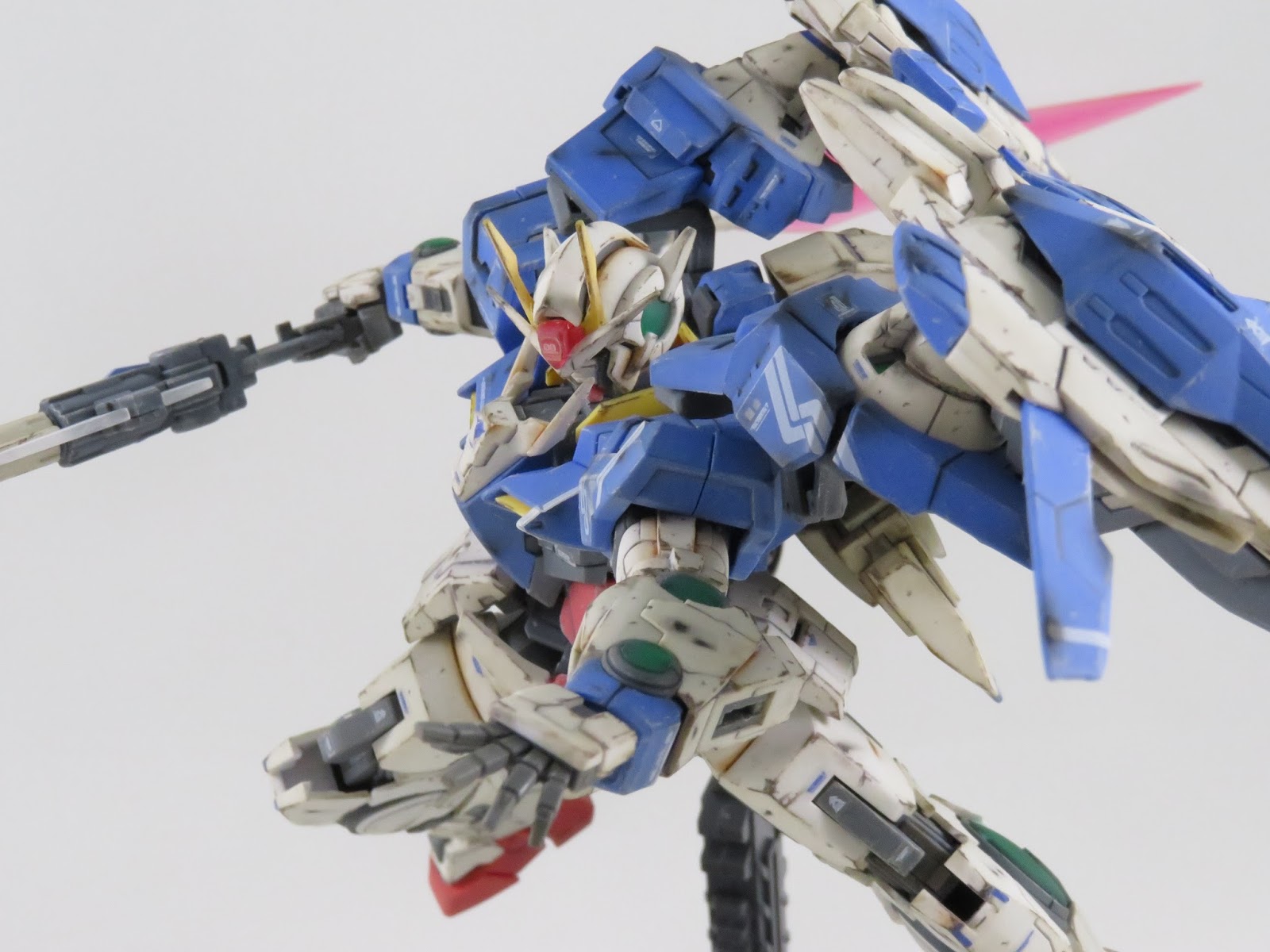 Painted Build: RG 1/144 Gundam OO Raiser + Weathering