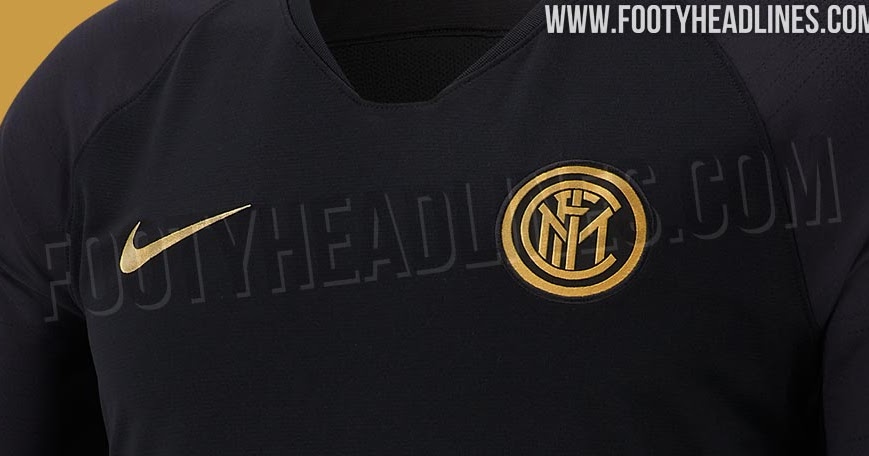 Hint At Next Season's Kits - Black / Gold Inter Milan 19-20 Training ...