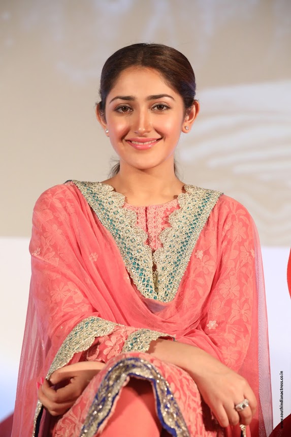 Sayyeshaa Saigal at Junga movie audio launch - South Indian Actress