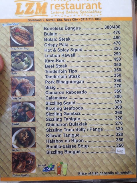 ERICJAZ FOODIES: LZM RESTAURANT