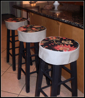 Crafty Girls Workshop...: Bar Stools Makeover