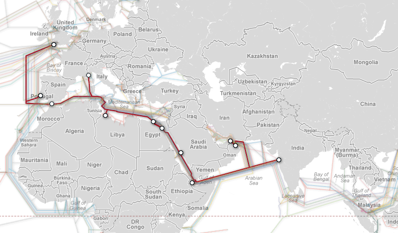 IP Man's take on the IP world: Diverse West Bound route with BBG cable?