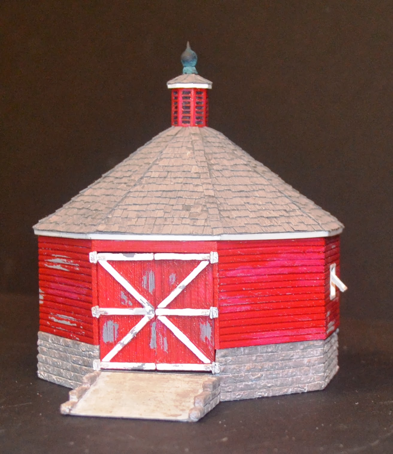 Nirvana Valley Model Railroad: Octagon Barn, 3D Printed, Down on the ...
