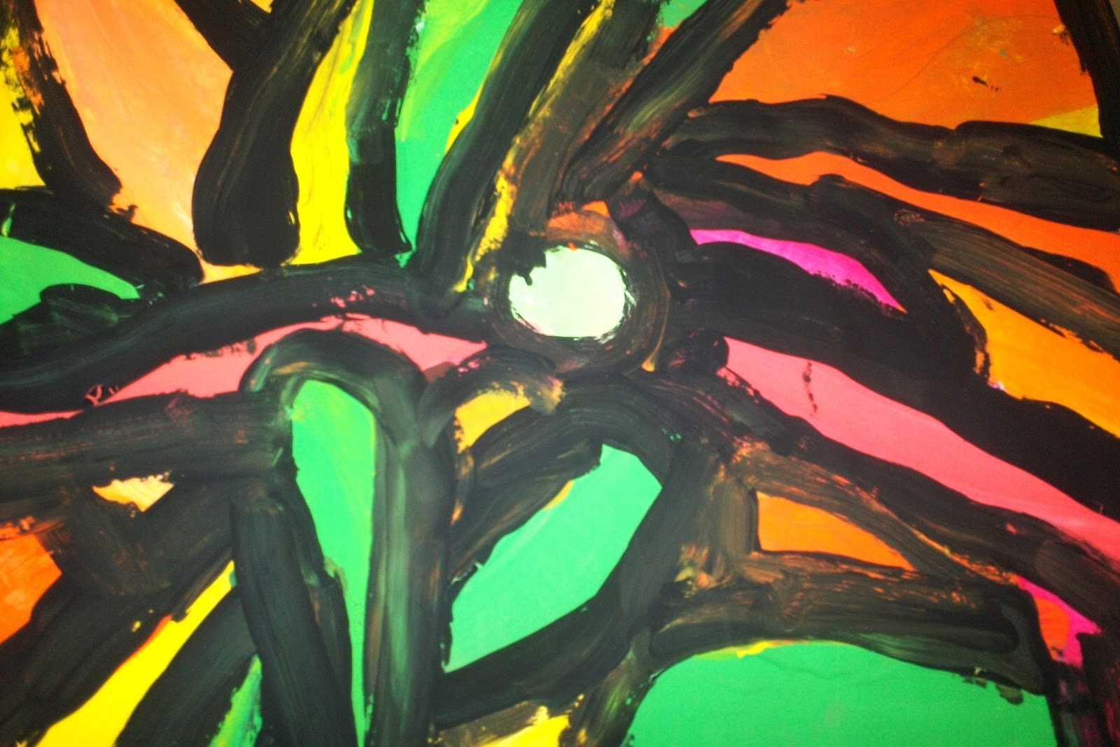 Art With Mr. E: EVEN MORE Fall "ish" Abstract Expressionist Paintings ...