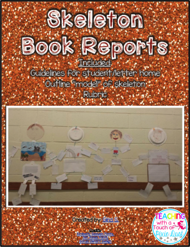 Elementary Grapevine: Skeleton Book Reports and a Freebie!