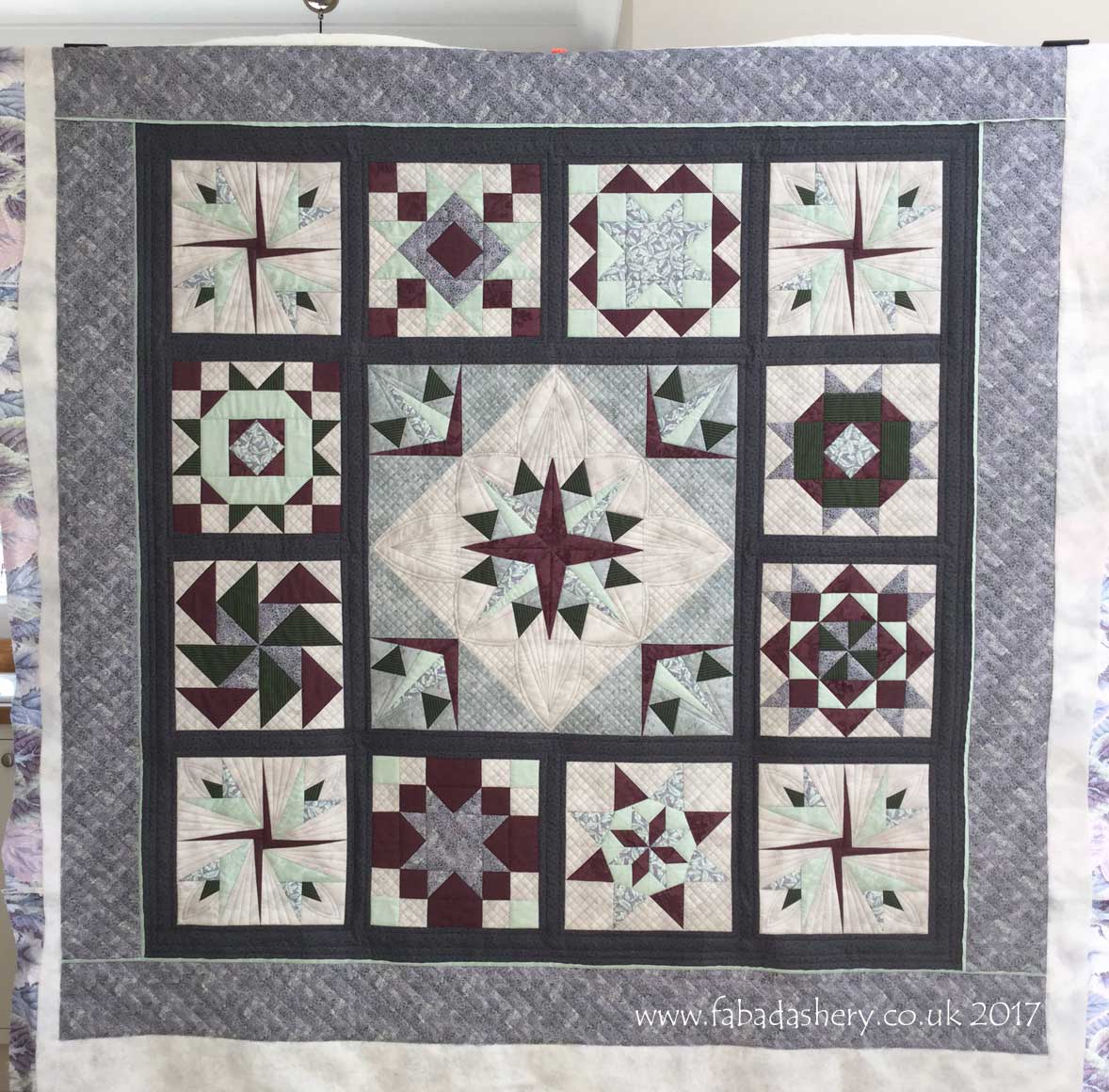 Fabadashery Longarm Quilting: Custom Quilted Sampler Quilt made by ...