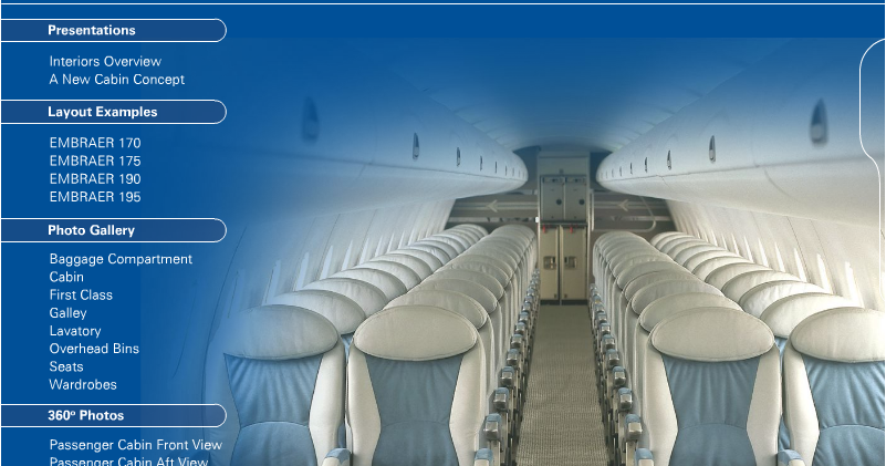 ARQUIVOS AERONÁUTICOS: CD Embraer ERJ 170-190 Interiors