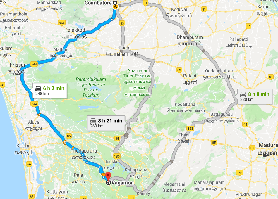 How to reach Vagamon..... How to reach Vagamon.....