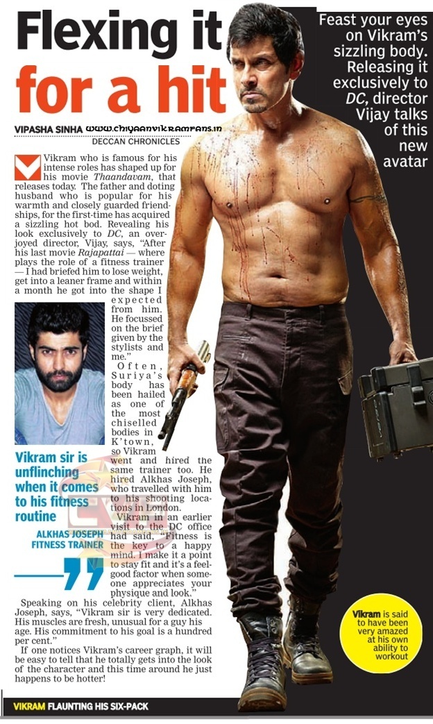 Actor Vikram Bodybuilding