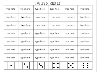 Miss Martel's Special Class: Read It and Roll It