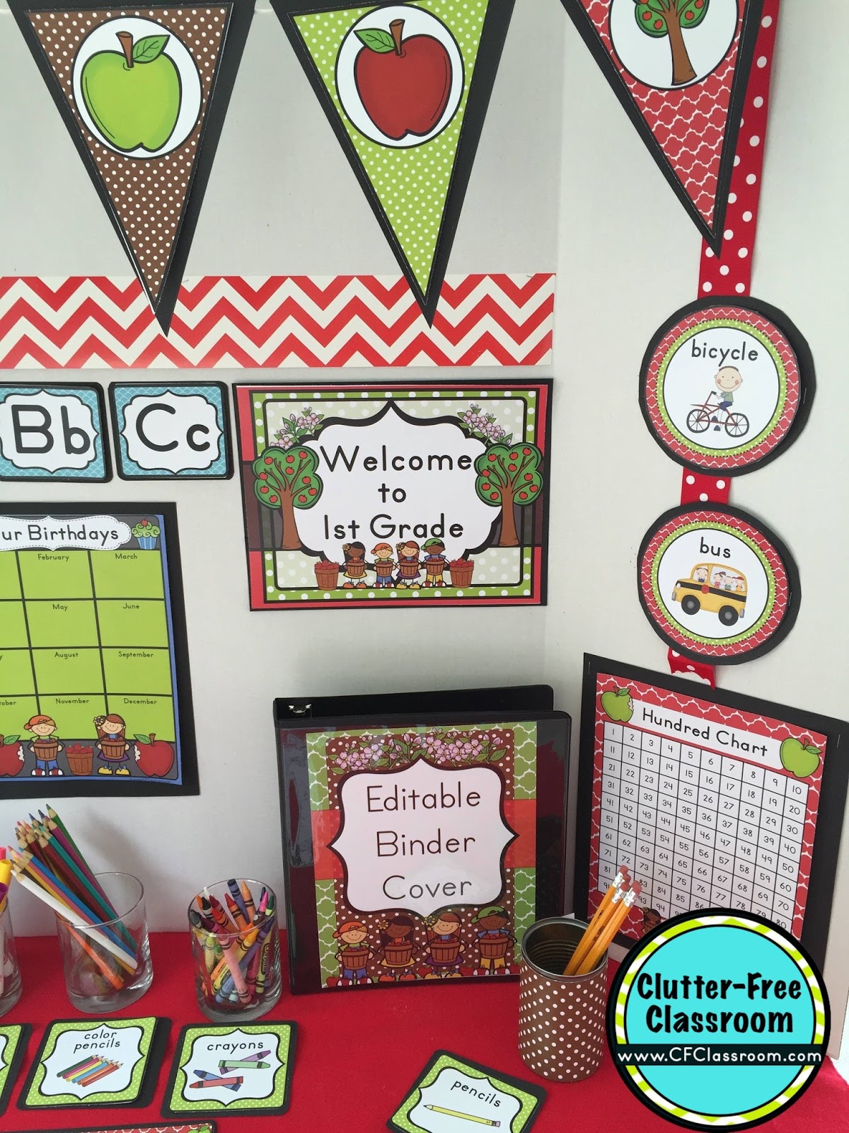 Apple Themed Classroom - Ideas & Printable Classroom Decorations ...