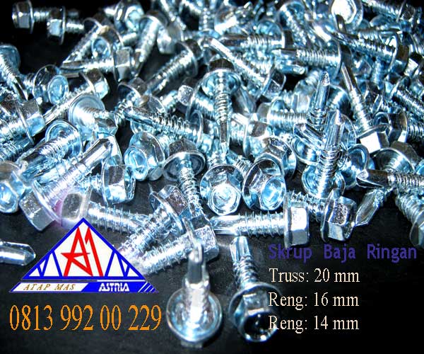 Harga Sekrup Rangka Atap Baja Ringan - Truss