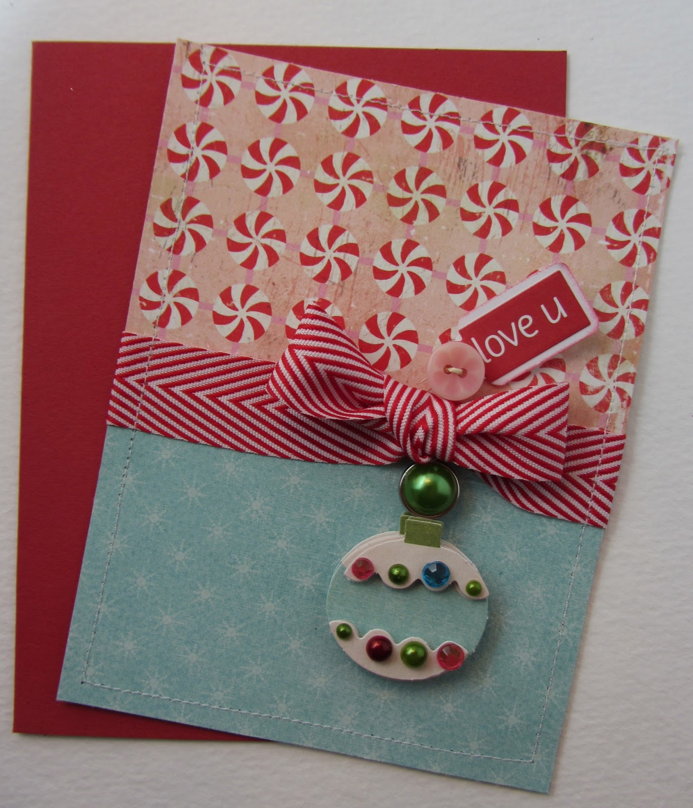 Made by Nicole: Easy Step-By-Step Christmas Card