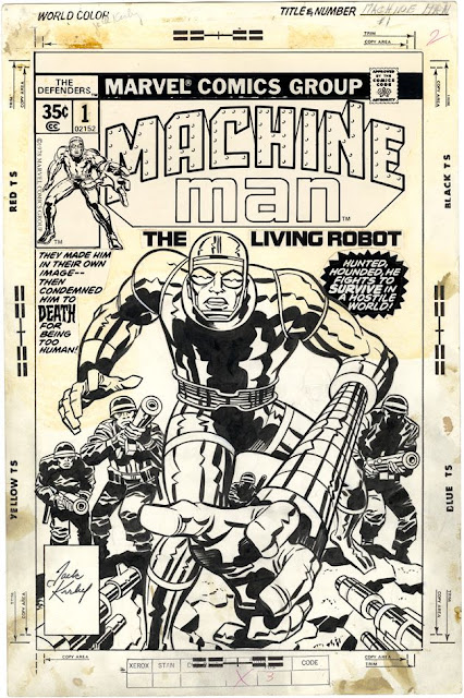 Marvel Comics of the 1980s: 1978 - Anatomy of a Cover - Machine Man #1 ...