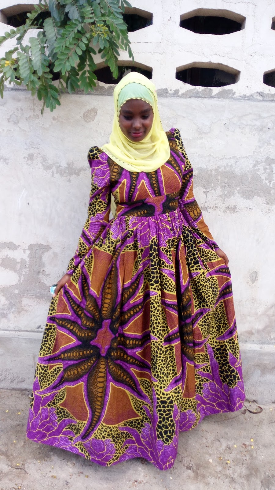 Subira Wahure Official African Couture Blog: Kitenge maxi dress