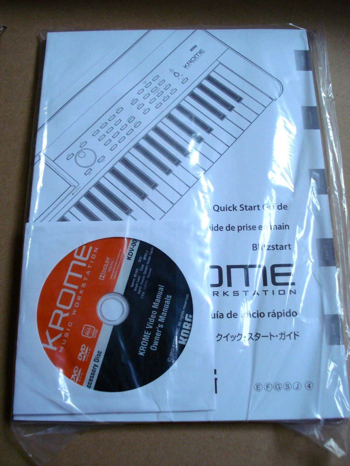 MATRIXSYNTH: KORG KROME Limited Edition Metallic Blue with Champagne