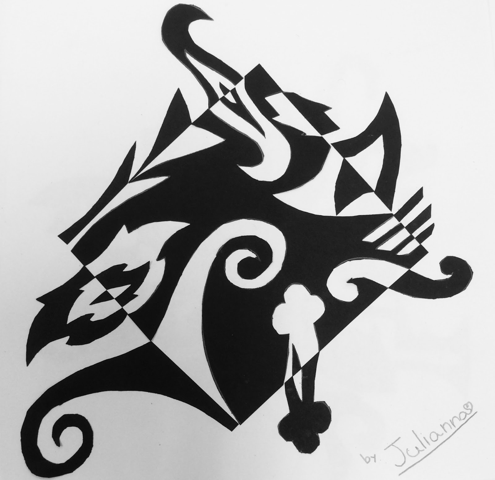 Durant Road Elementary Art Studio : Japanese Notan