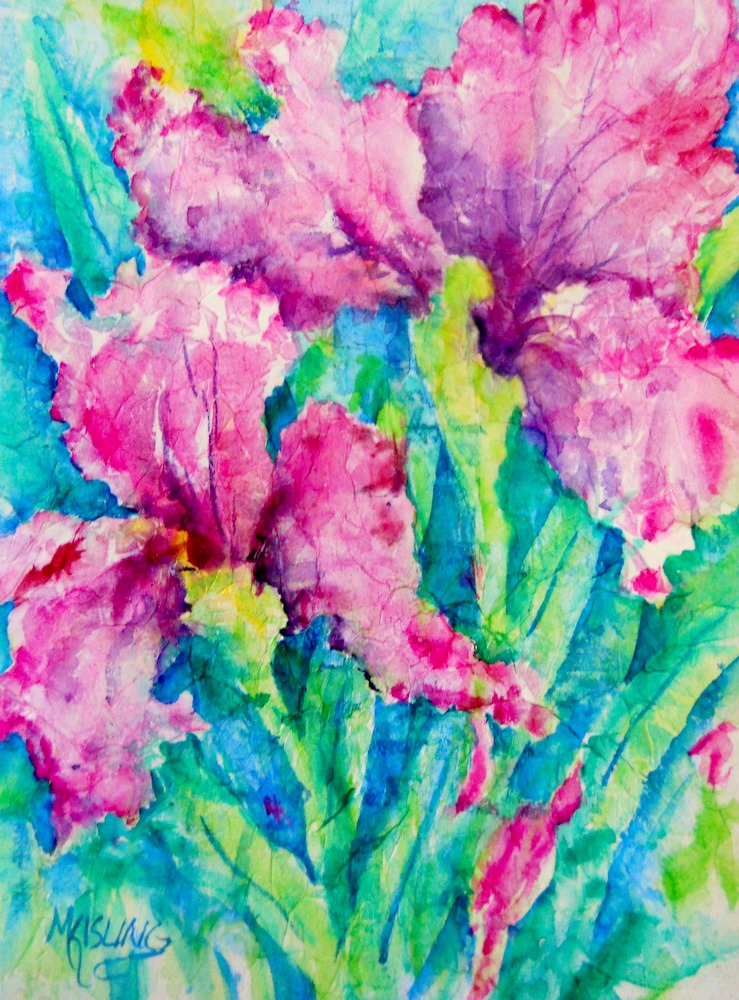 Martha Kisling Art With Heart Mixed Media Monday Watercolor And Tissue Paper martha-kisling-art-with-heart-mixed-media-monday-watercolor-and-tissue-paper