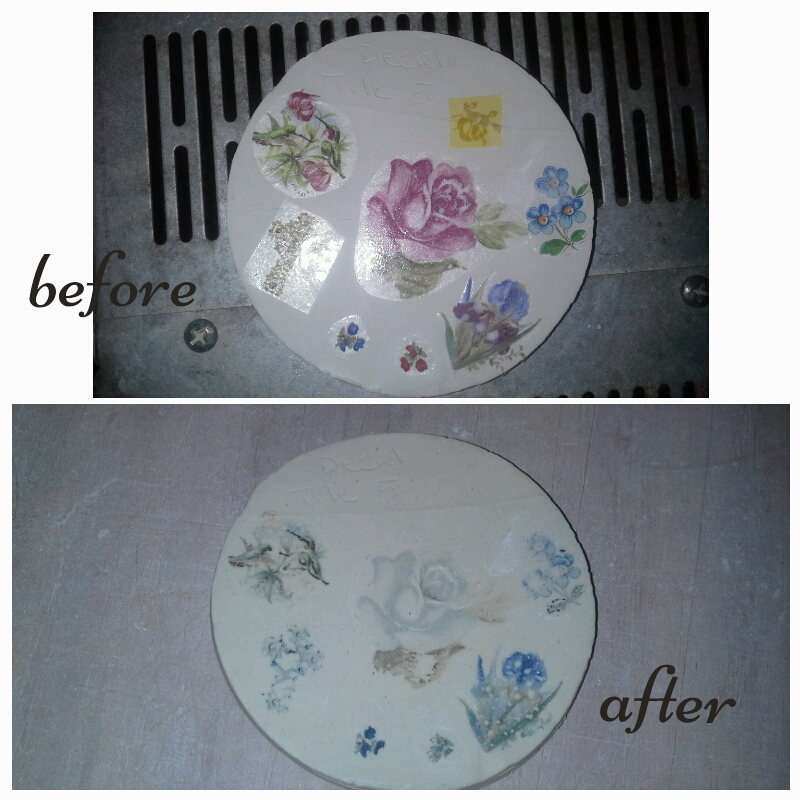 Combat Medic to Ceramic Artist: How To - Experimenting with Decals