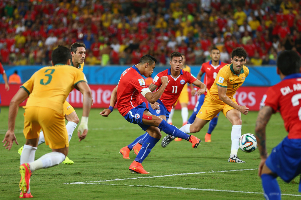 Partidos de la Roja: [13/06/2014] Chile-Australia | 3:1